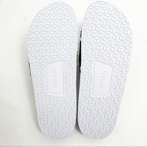 Polo Ralph Lauren | Shoes | Polo Ralph Lauren Cayson Logo Pool Slide ...